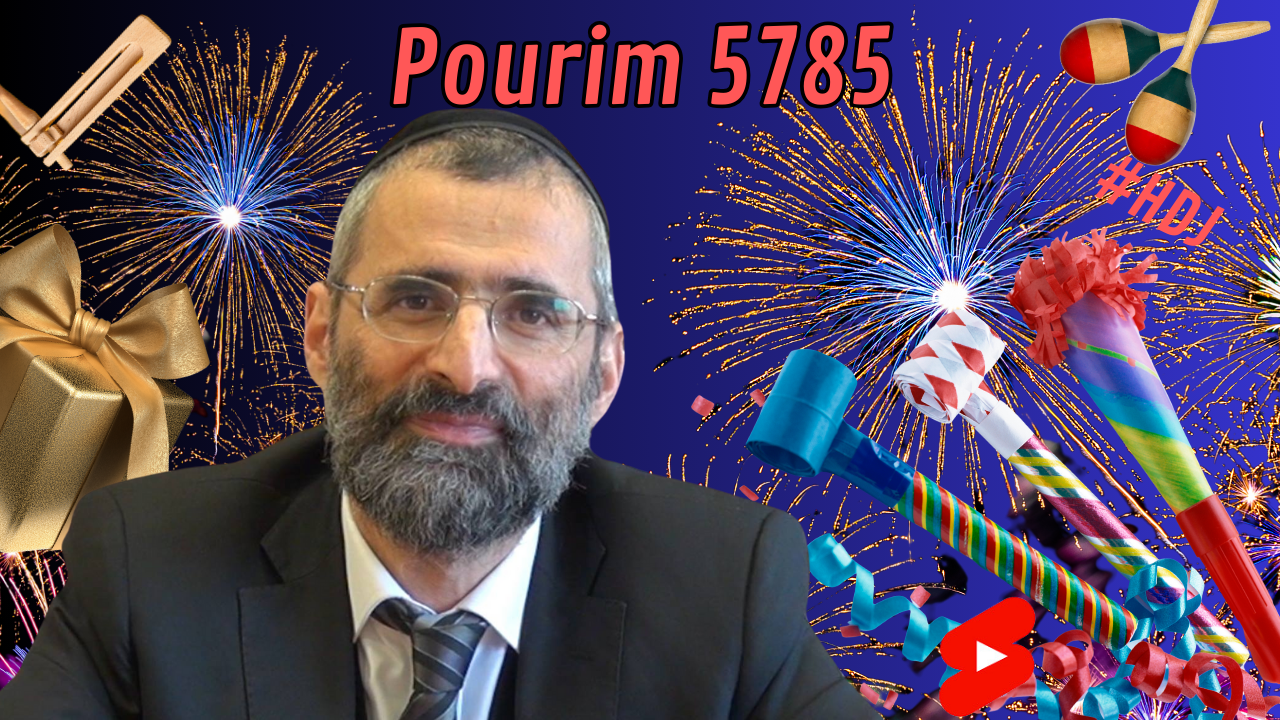 Pourim Samea’h avec Rav Ron Chaya ! 🎭🎉 - Myleava.fr